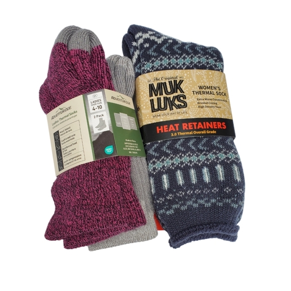 Muk Luks | Accessories | Nwt Muk Luk And Adventuridge Thermak Sock ...